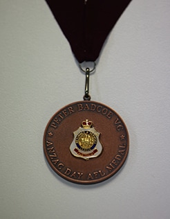 Peter Badcoe VC Medal tradition continues