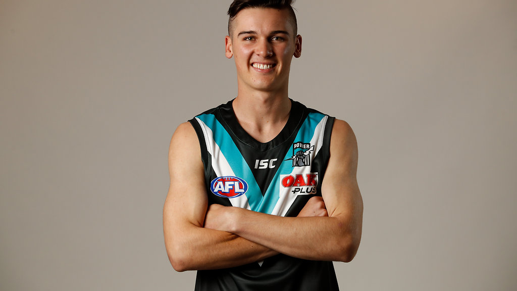 Life's looking Rozee for Port Adelaide’s first 2018 AFL Draft pick