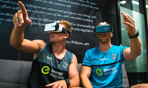 Port Adelaide formalises virtual reality partnership with Jumpgate