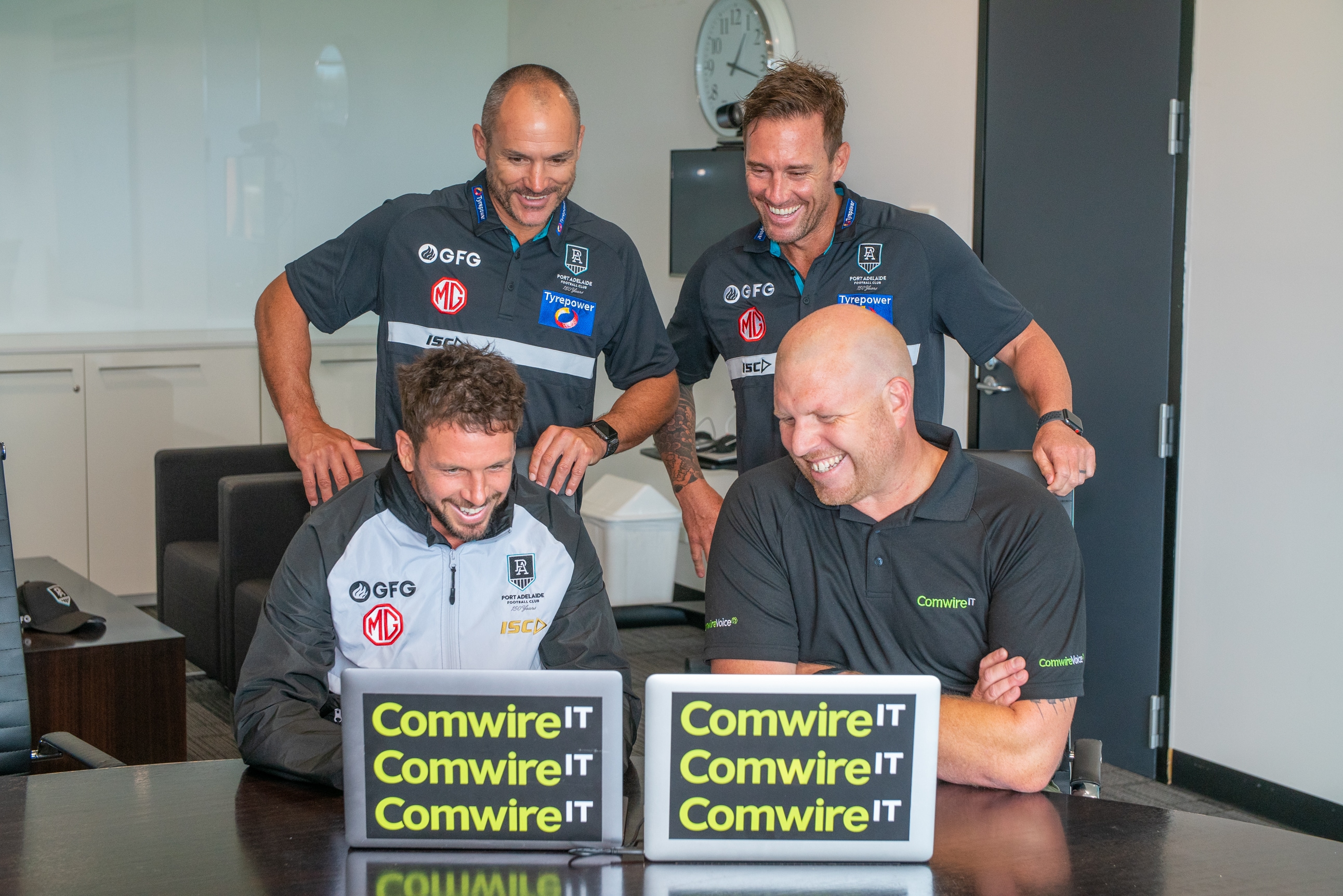 Comwire IT extend partnership with Port Adelaide