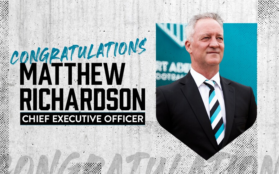 Port Adelaide appoints Matthew Richardson as new CEO