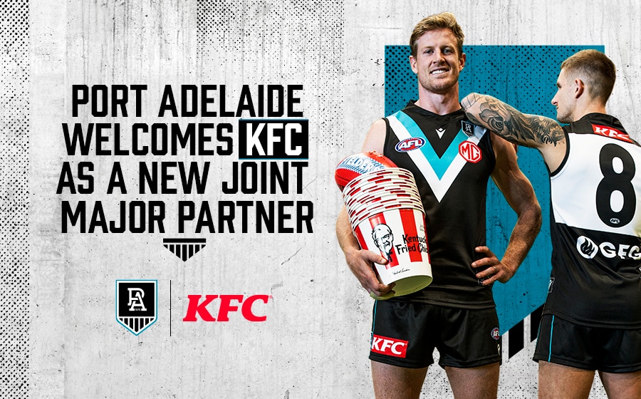 KFC and Port Adelaide to make a tasty combo
