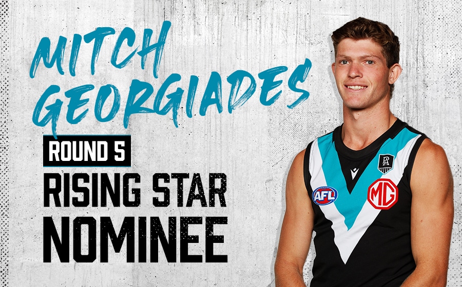 Georgiades receives AFL Rising Star nomination