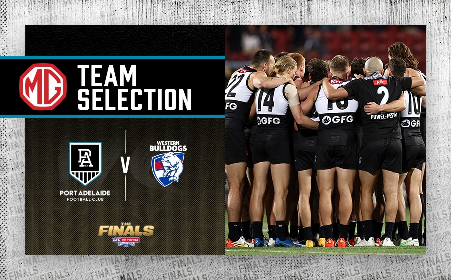 Selection: Port unchanged for Preliminary Final