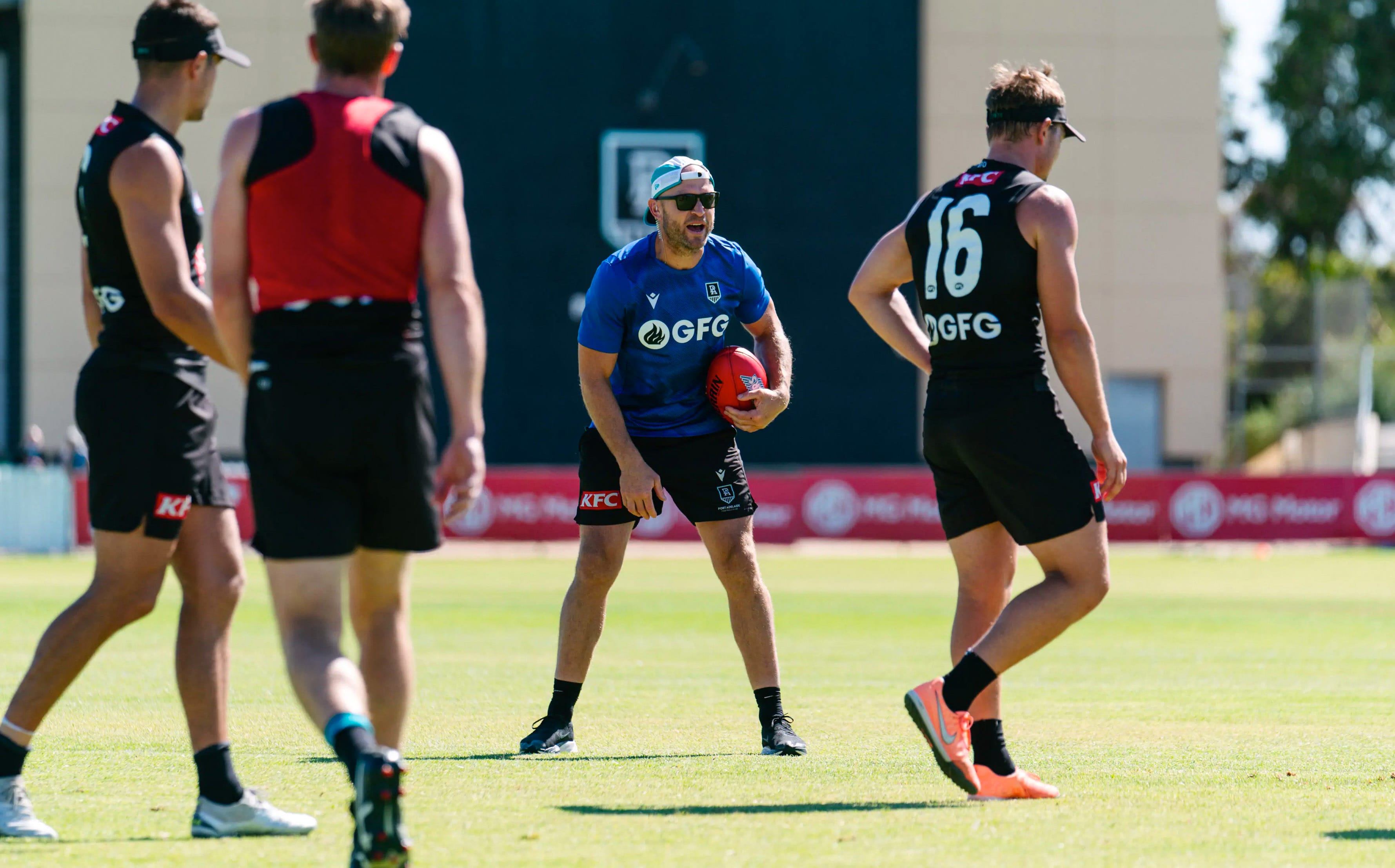 Leading Port Adelaide's backline a "dream job" for Chad Cornes