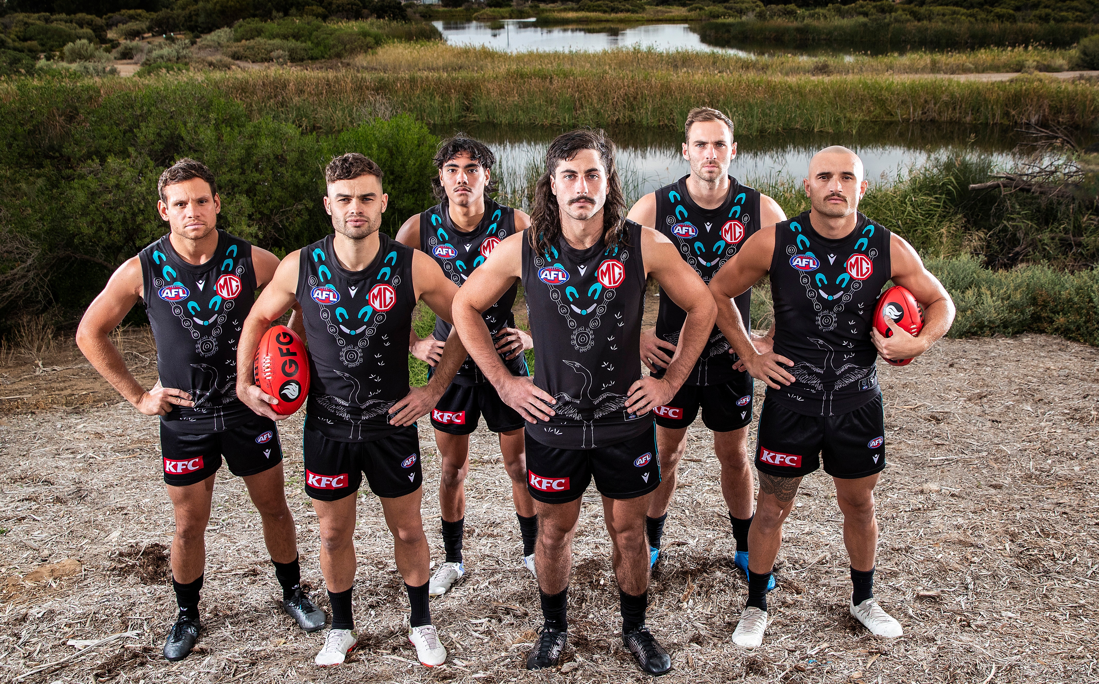 Port Adelaide unveils Lachie Jones designed Indigenous guernsey