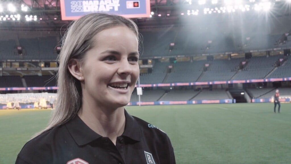 "Very grateful": Sachi Syme draft night interview | PTV