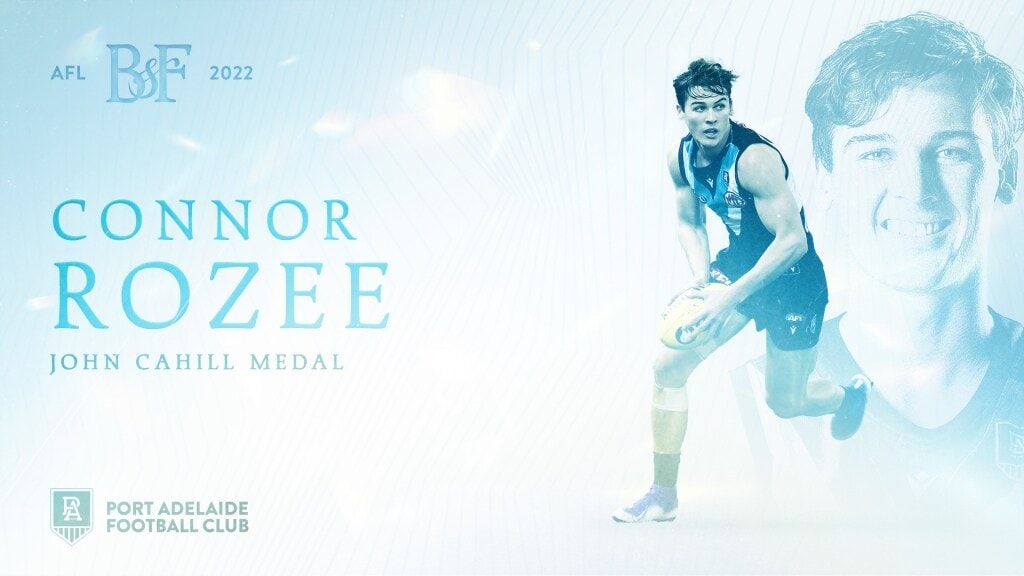 2022 John Cahill Medal: Connor Rozee highlights | PTV