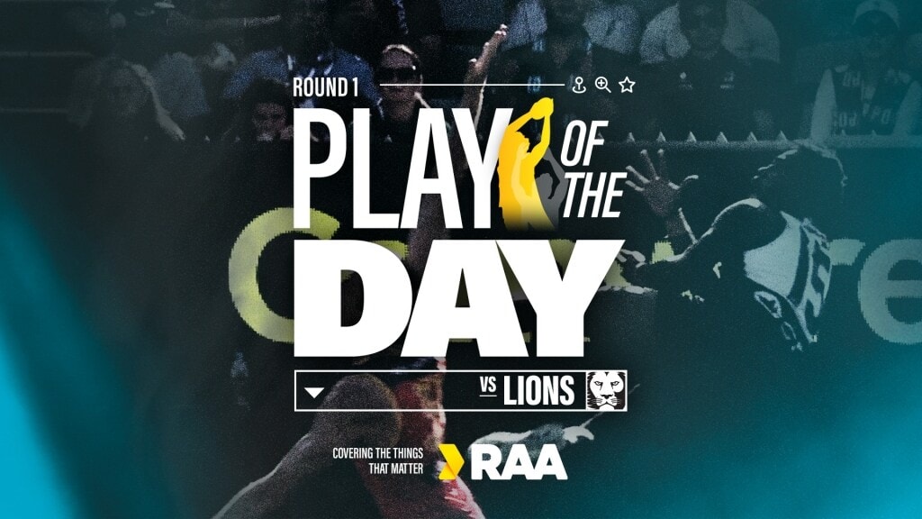RAA Play of the Day R1: Rioli takes a SCREAMER then sells some candy | PTV