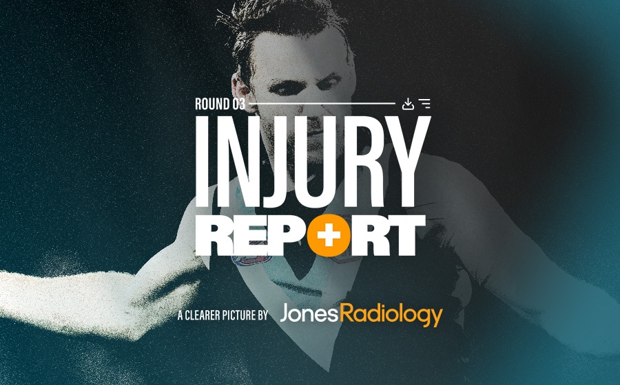 Injury report: Duo to be assessed for Sydney trip