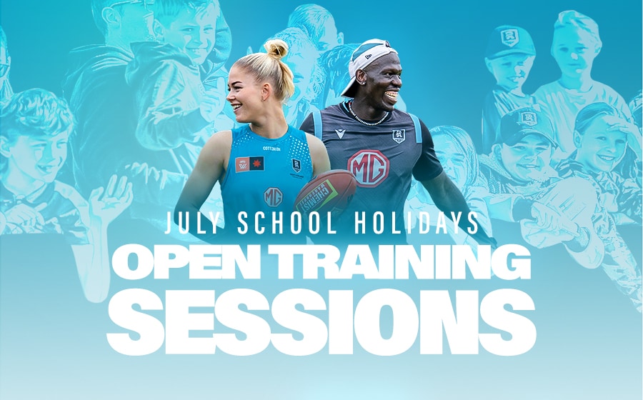 School holidays open training sessions