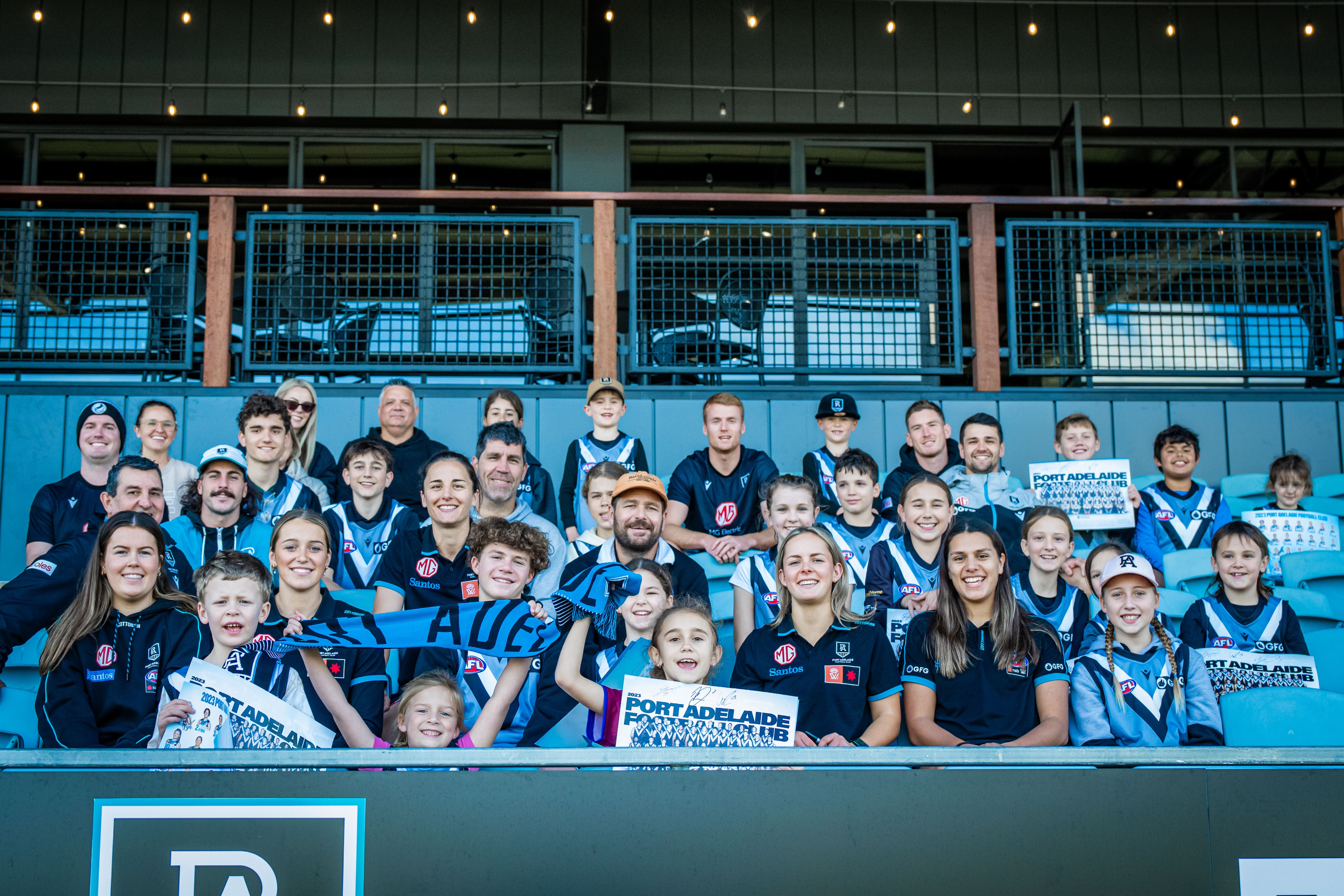 Past players and families enjoy afternoon at Alberton
