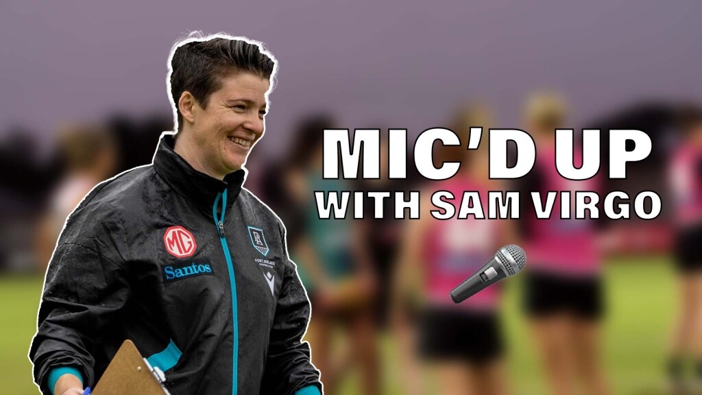 Mic'd up at training with Sam Virgo | PTV