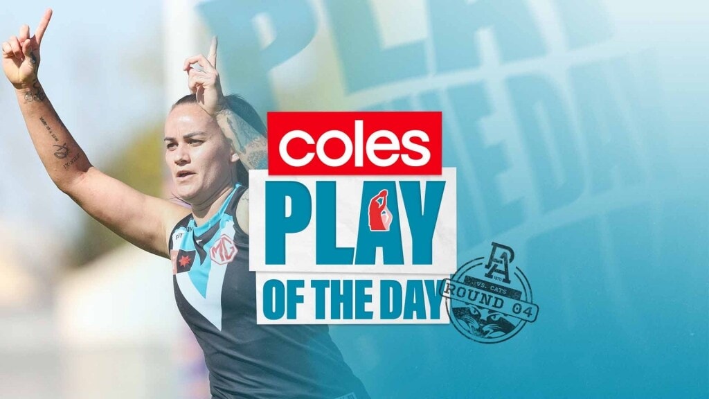 Coles Play of the Day R4: Gem converts the classy right foot snap | PTV