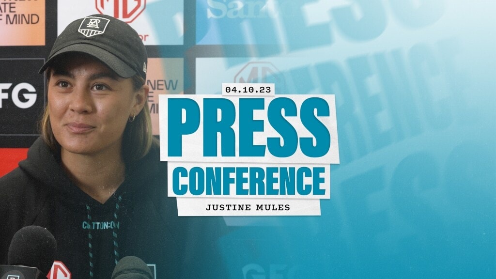 Justine Mules press conference - 4 October | PTV