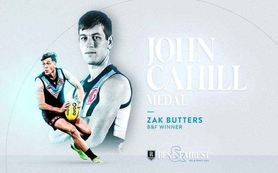 Butters takes out first John Cahill Medal