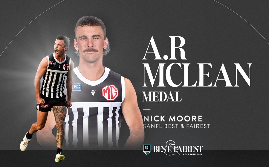 Nick Moore claims 2023 A.R. McLean Medal
