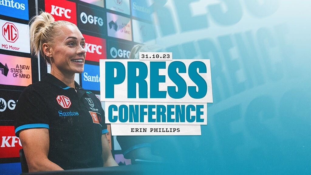 Erin Phillips press conference - 31 October | PTV