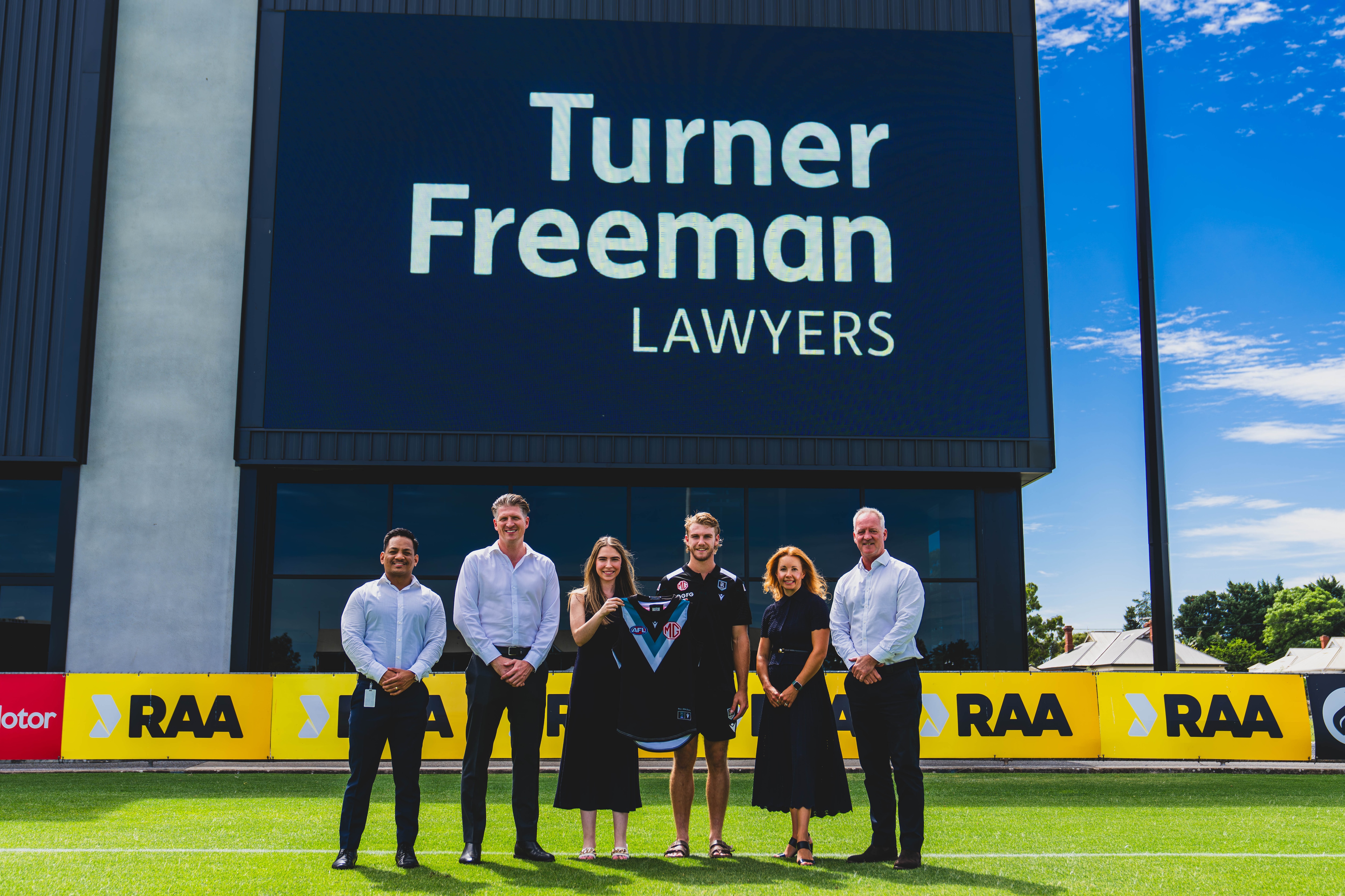 Port Adelaide partner with Turner Freeman Lawyers