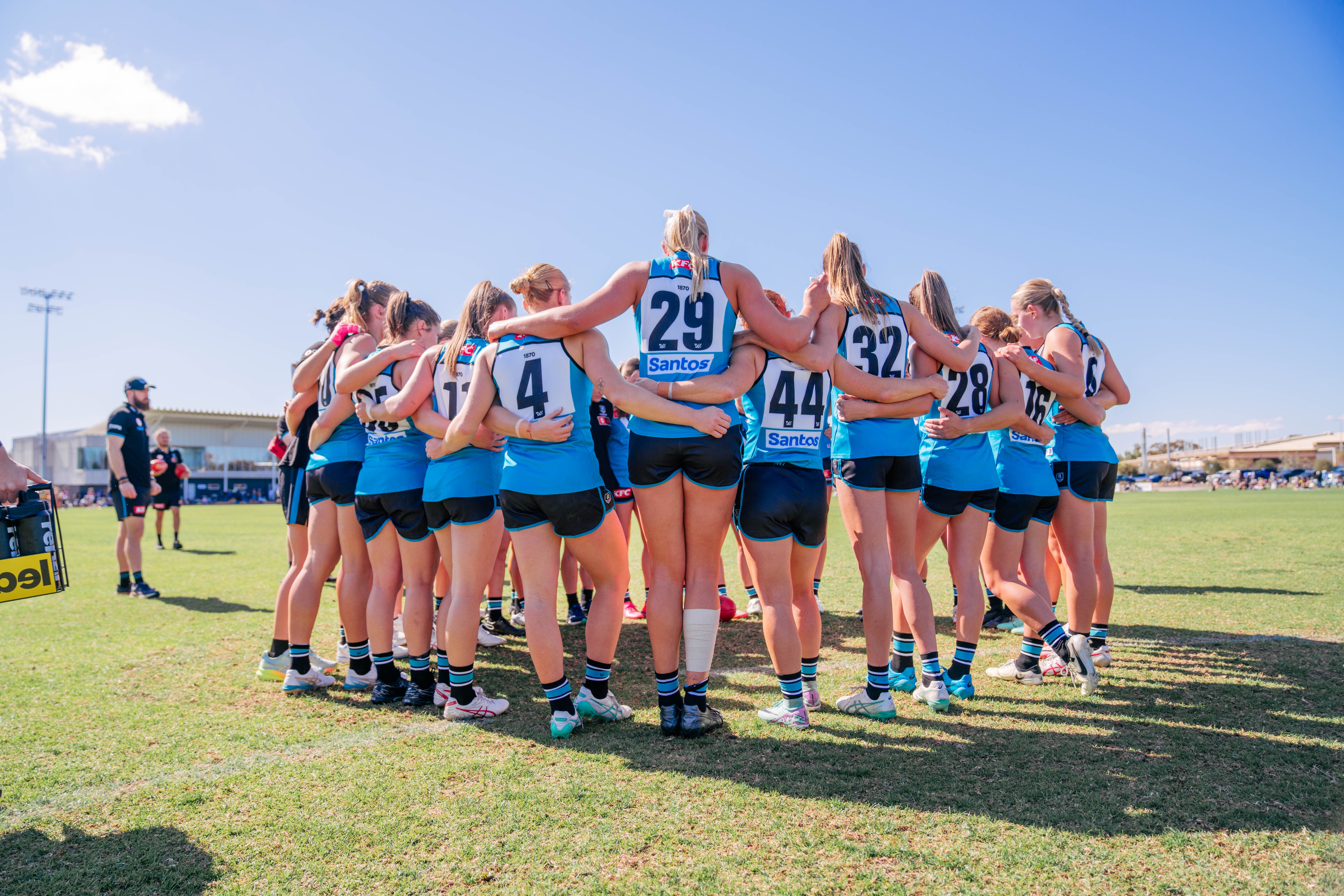 AFLW pre-season action at Alberton