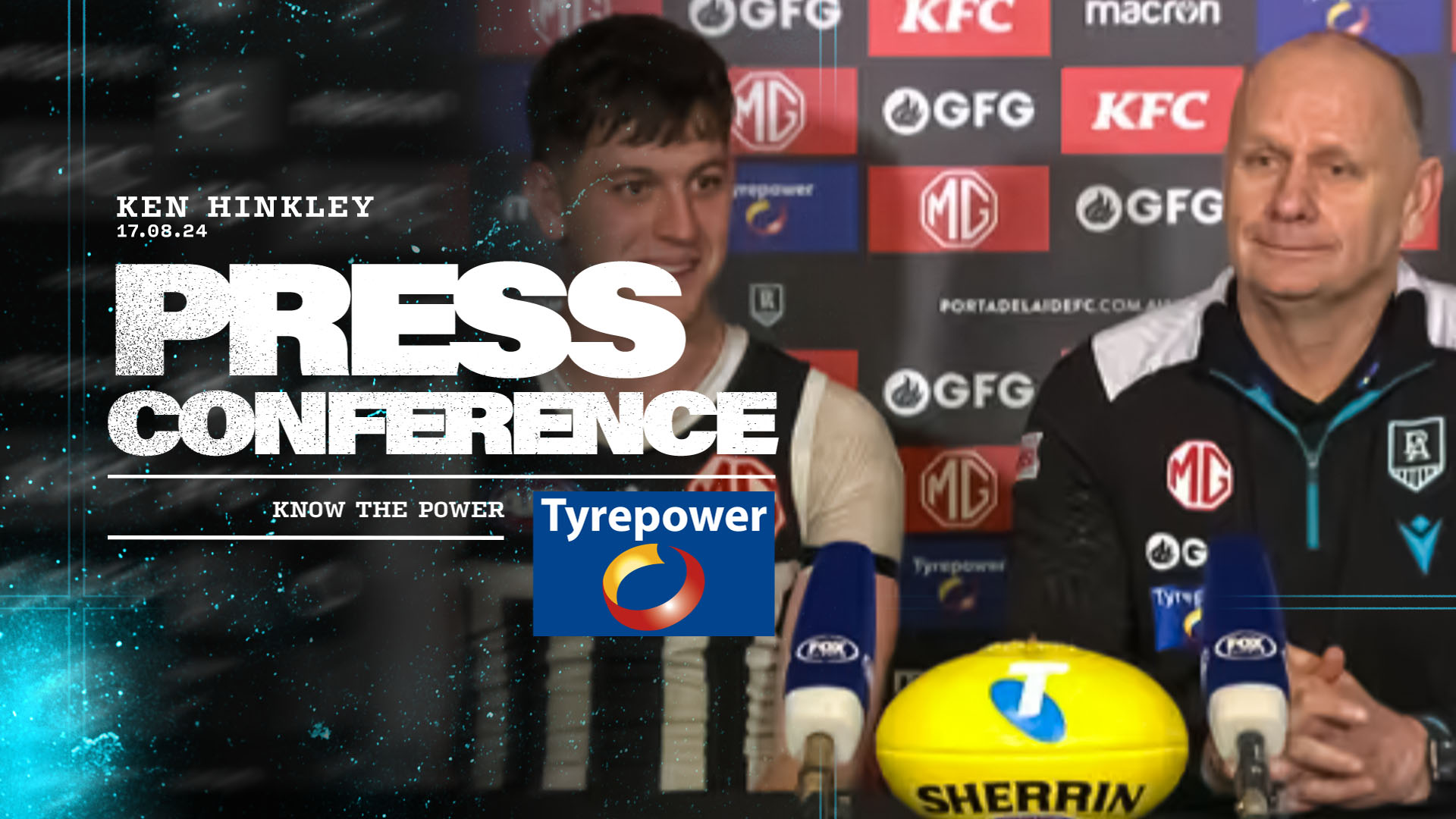 Ken Hinkley and Zak Butters press conference - 17 August | PTV