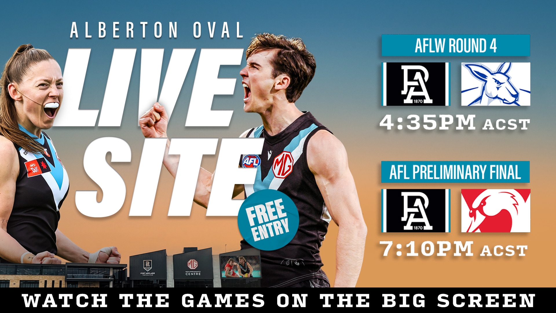 Alberton Oval to transform into Live Site for club’s Preliminary Final ...