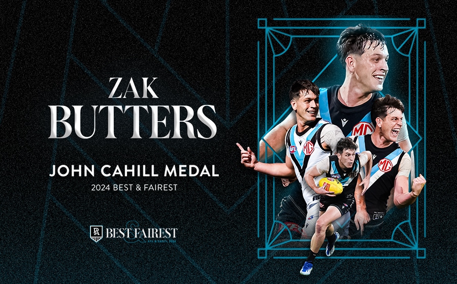 Butters takes home second John Cahill Medal