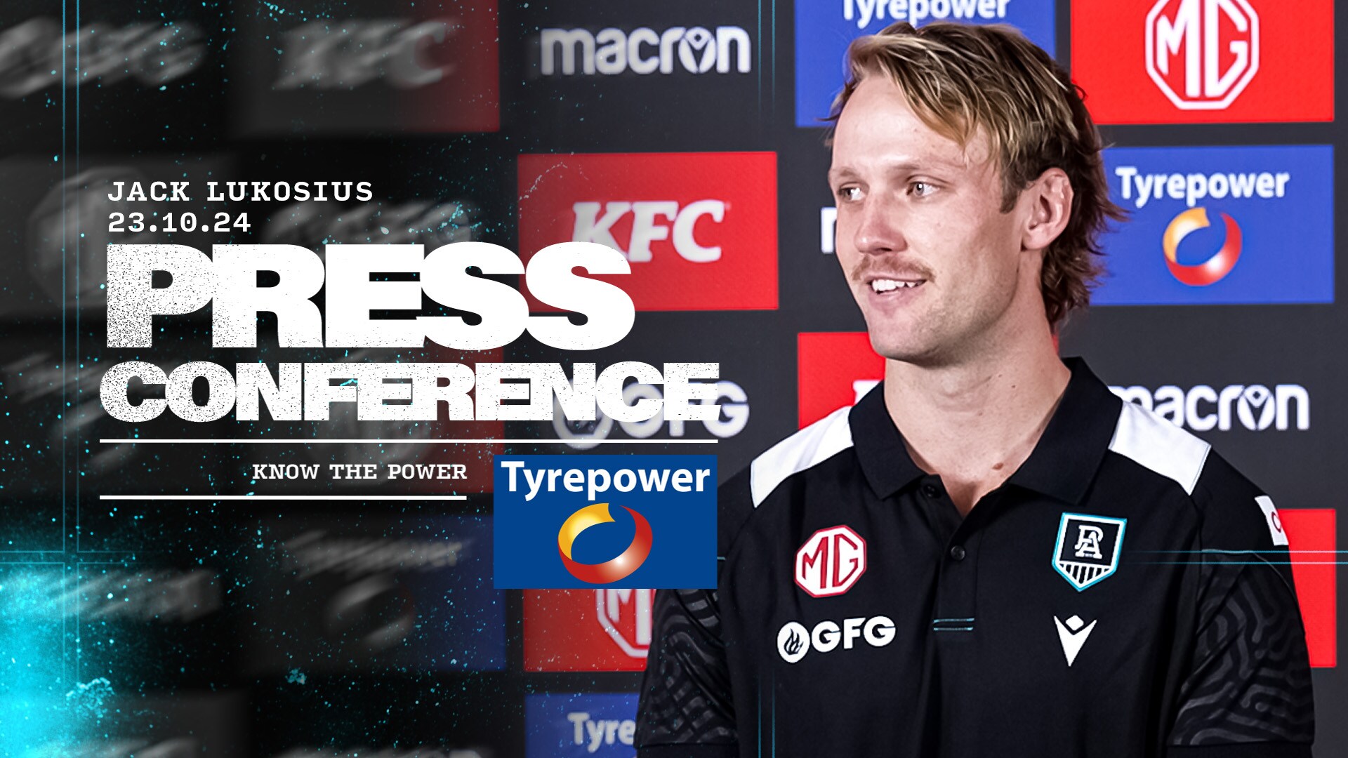 Jack Lukosius press conference - 23 October | PTV