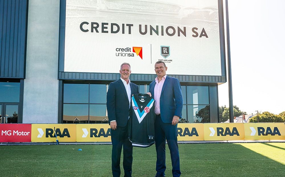 Credit Union SA extends partnership with Port Adelaide