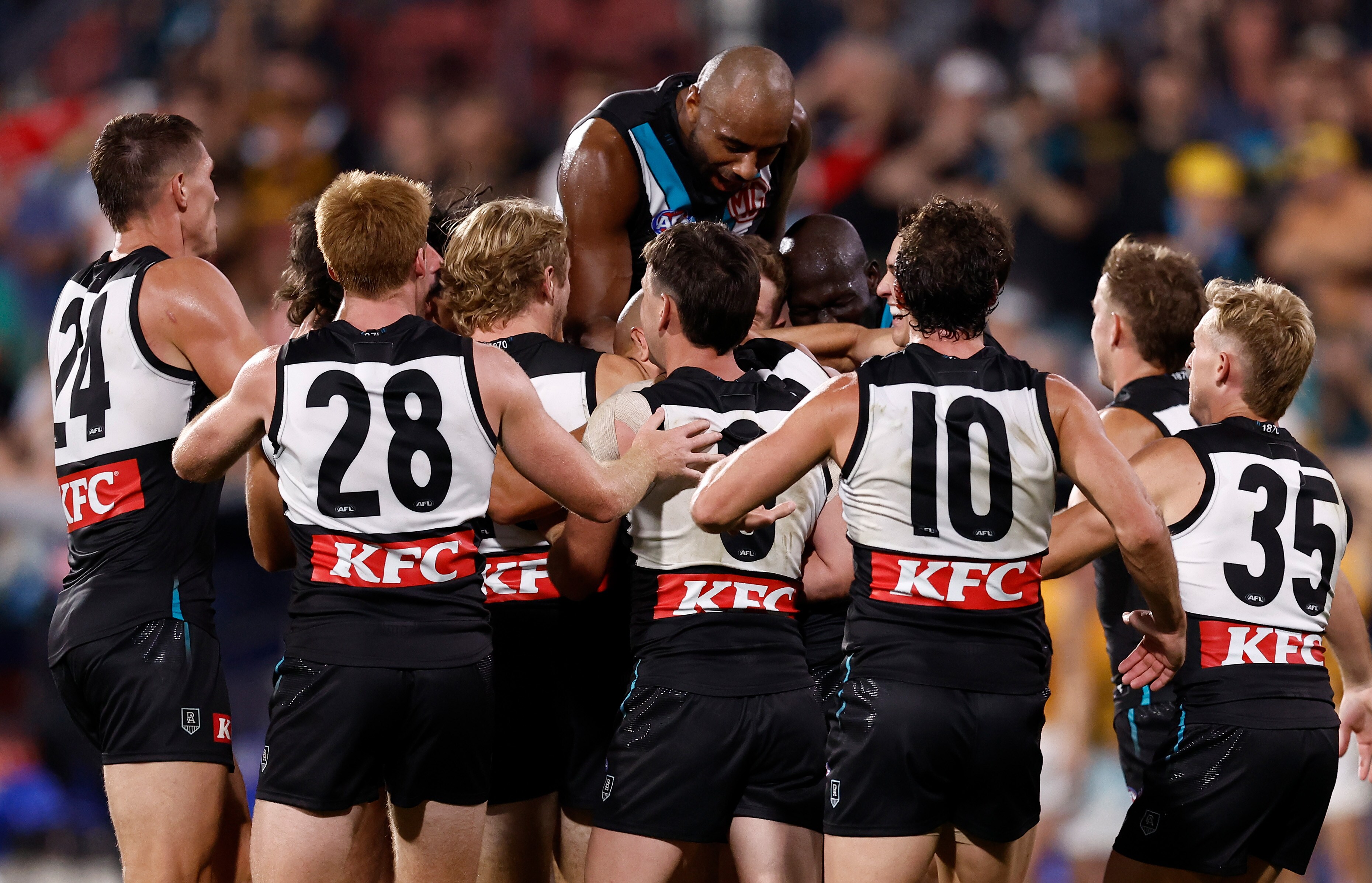 Match report: Port stun Hawks in intense Gather Round clash
