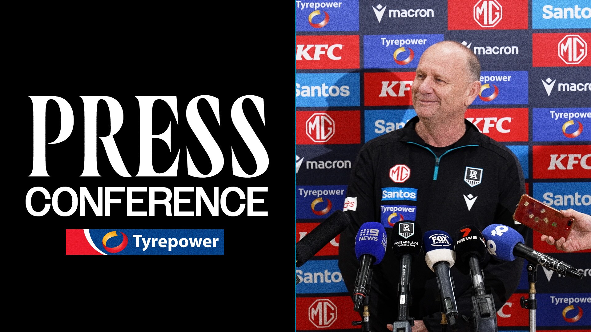 Ken Hinkley press conference - 6 August