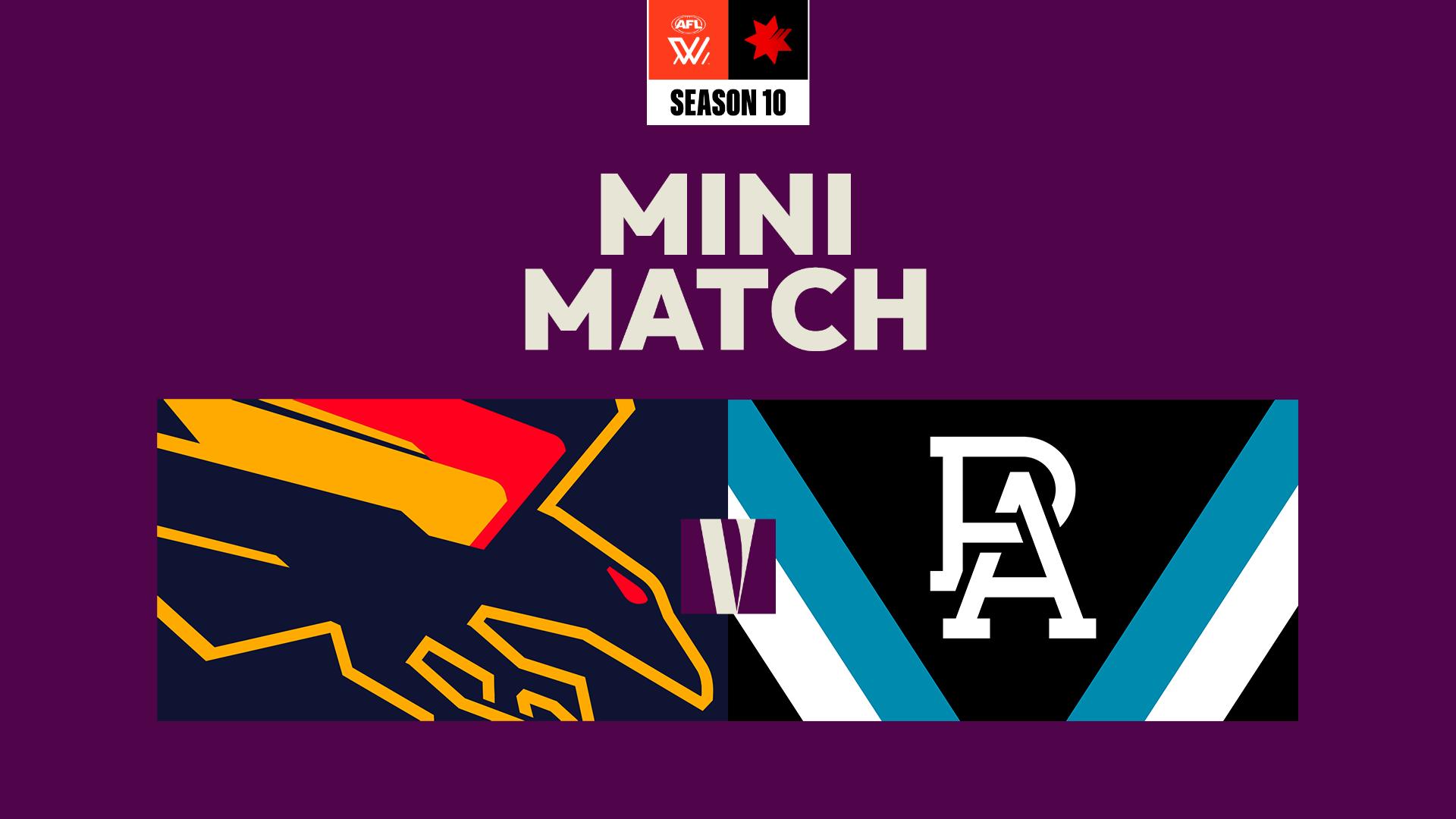 AFLW Mini-Match: Adelaide v Port Adelaide