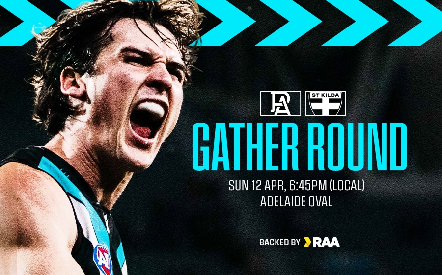 Port Adelaide to close Gather Round with Sunday night fixture