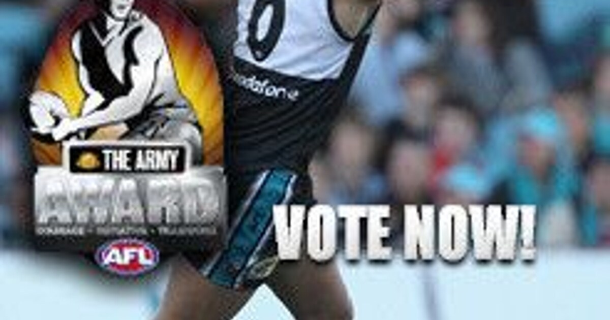 Thomson wins AFL Army Award nomination