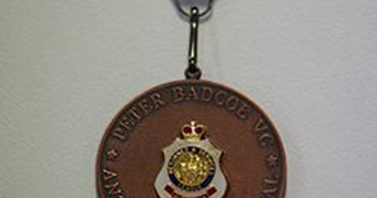 Peter Badcoe VC Medal tradition continues