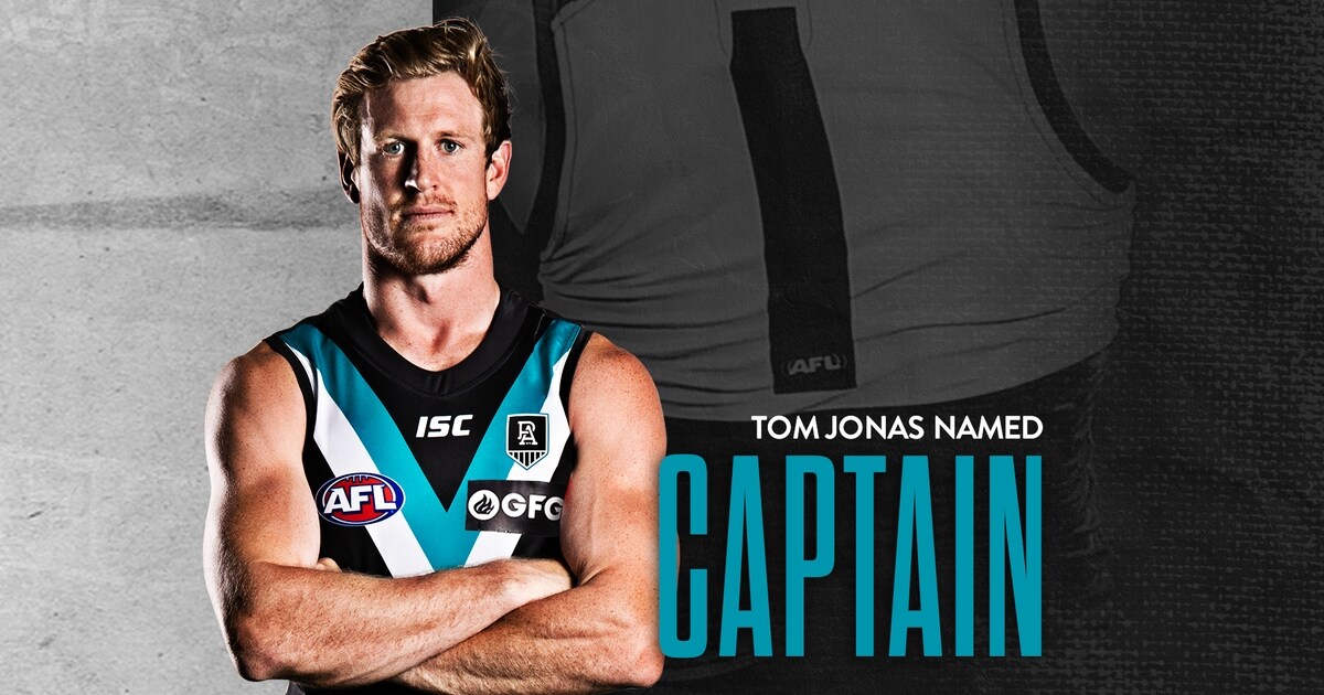 Tom Jonas to lead Port Adelaide as captain in 2020