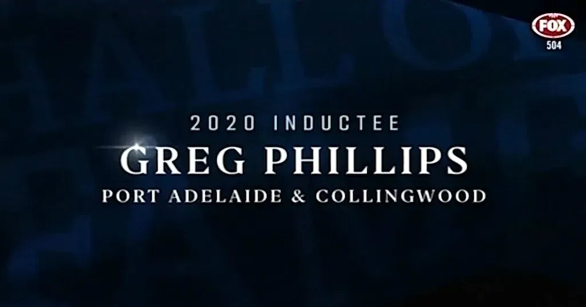 Greg Phillips Australian Football Hall of Fame induction | PTV