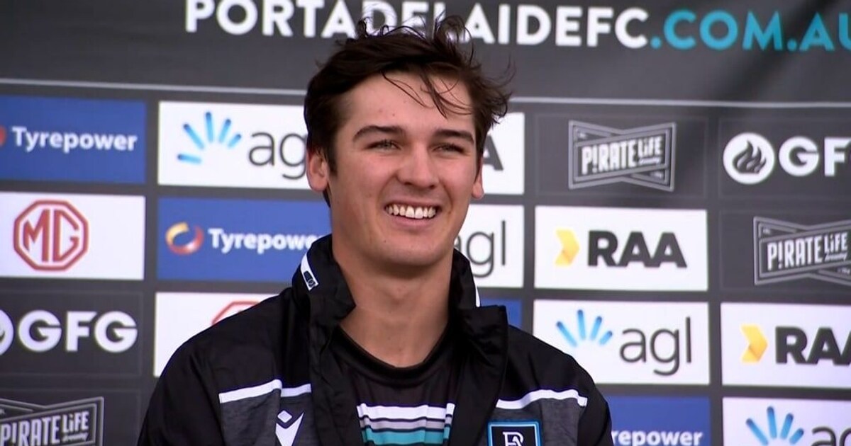 Connor Rozee press conference - 7 December 2020 | PTV