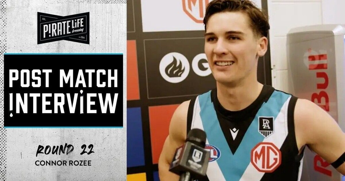 Connor Rozee post-match interview | PTV