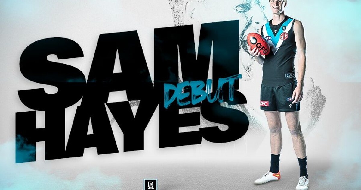 Sam Hayes set for AFL debut