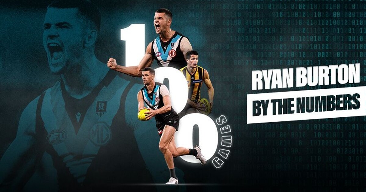 Burton's 100th game by the numbers