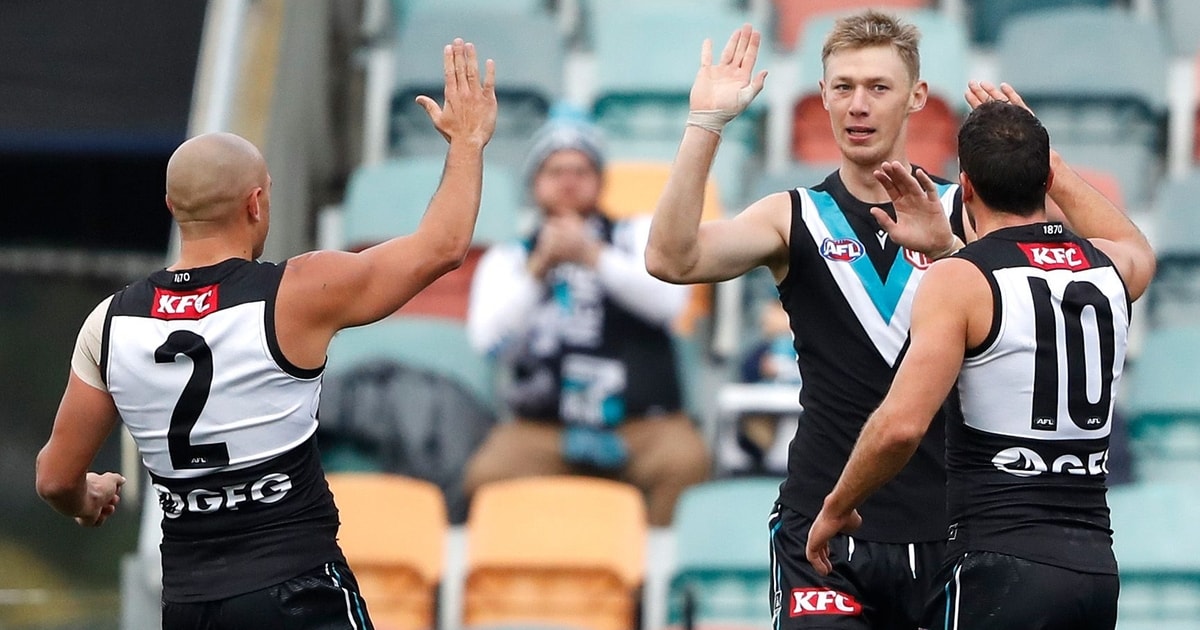 Goals, marks, tackles: where does Port Adelaide rank so far in 2022?