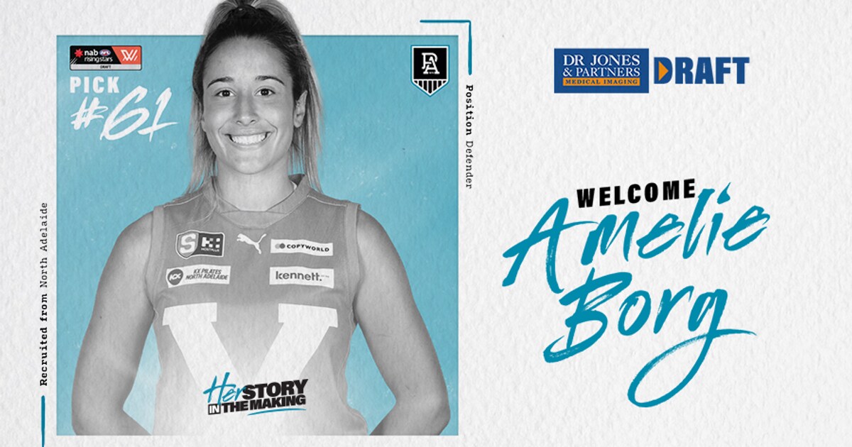 Port takes Amelie Borg as club’s sixth pick