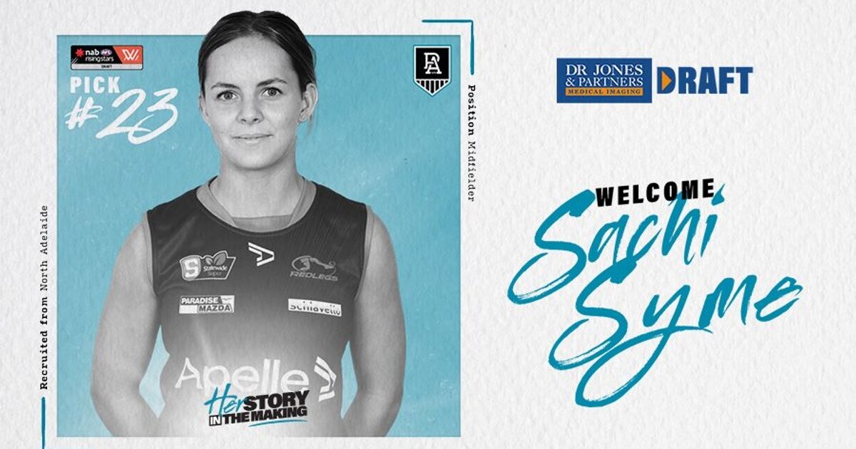 Sachi Syme joins Port as pick three