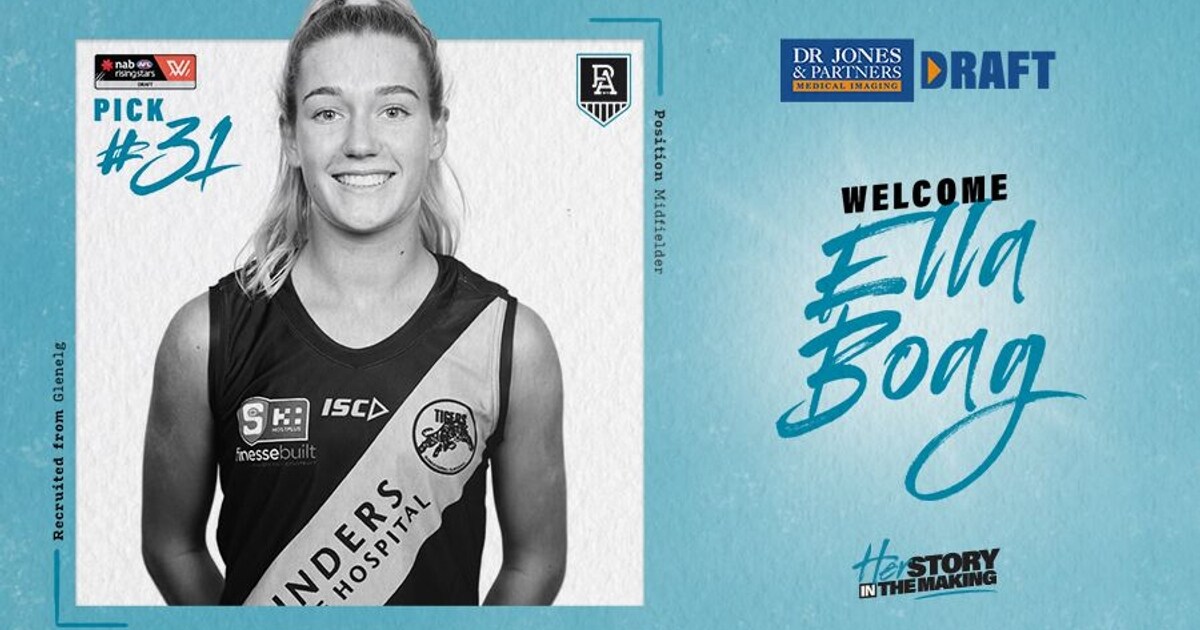 Ella Boag selected as Port’s fourth pick