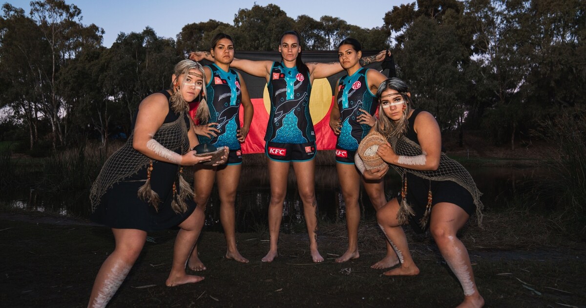 Port Adelaide unveils first AFLW Indigenous guernsey