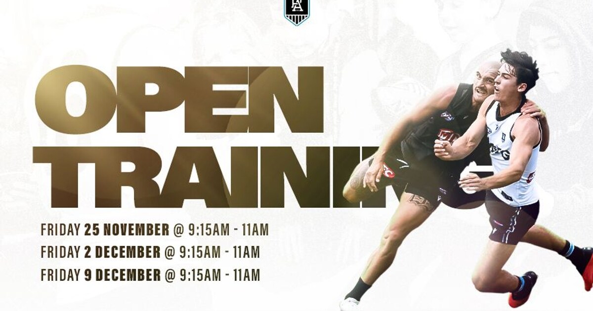Upcoming open training sessions