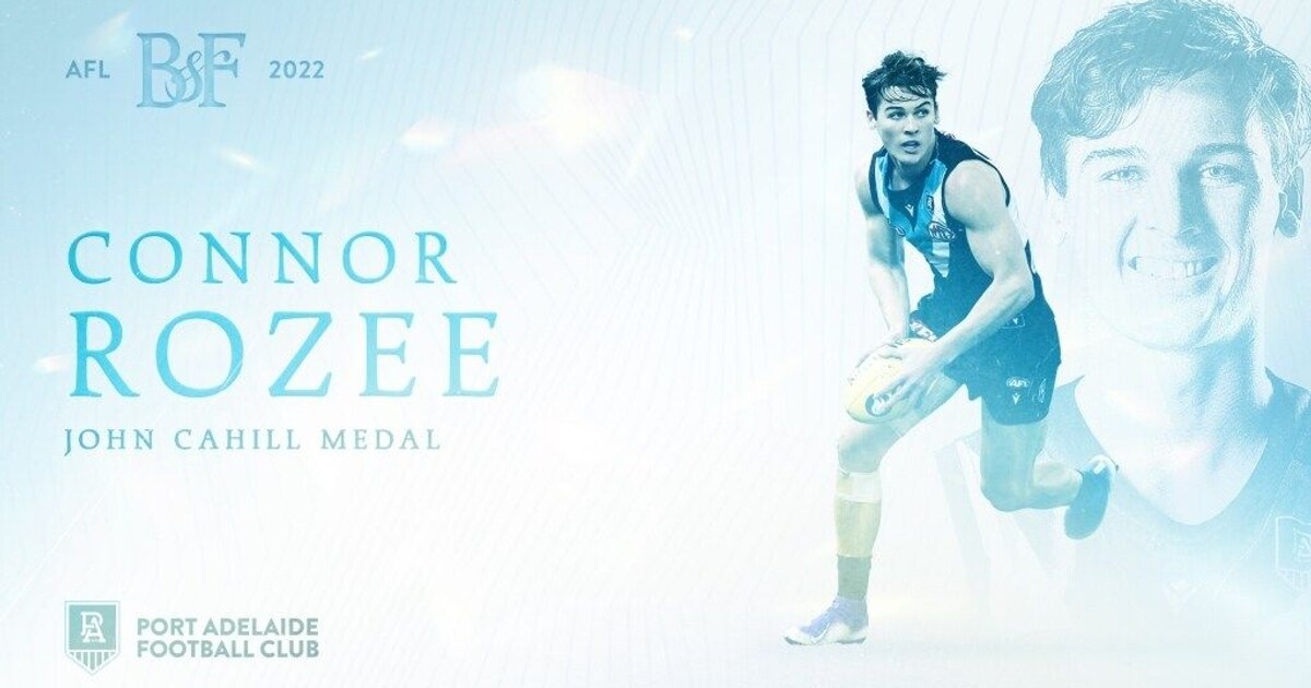 2022 John Cahill Medal: Connor Rozee highlights | PTV