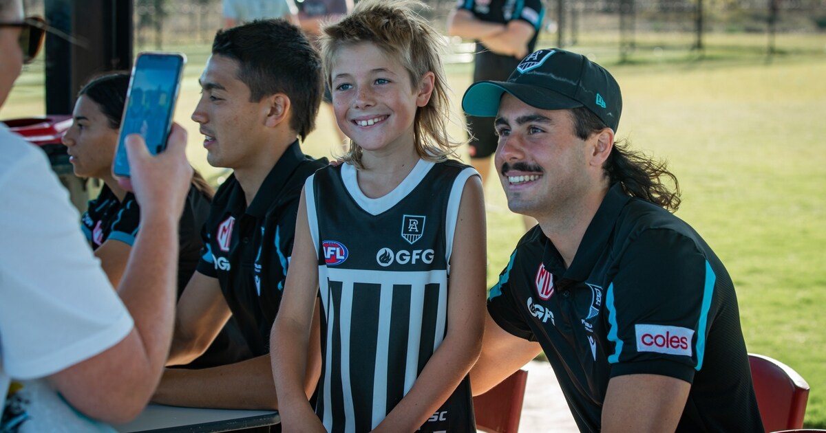 Port Adelaide takes 2023 AFL Community Camp to Whyalla