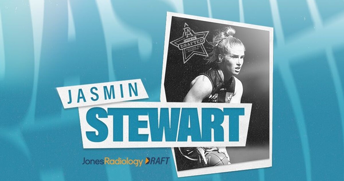 Jasmin Stewart joins Port Adelaide as club’s first pick